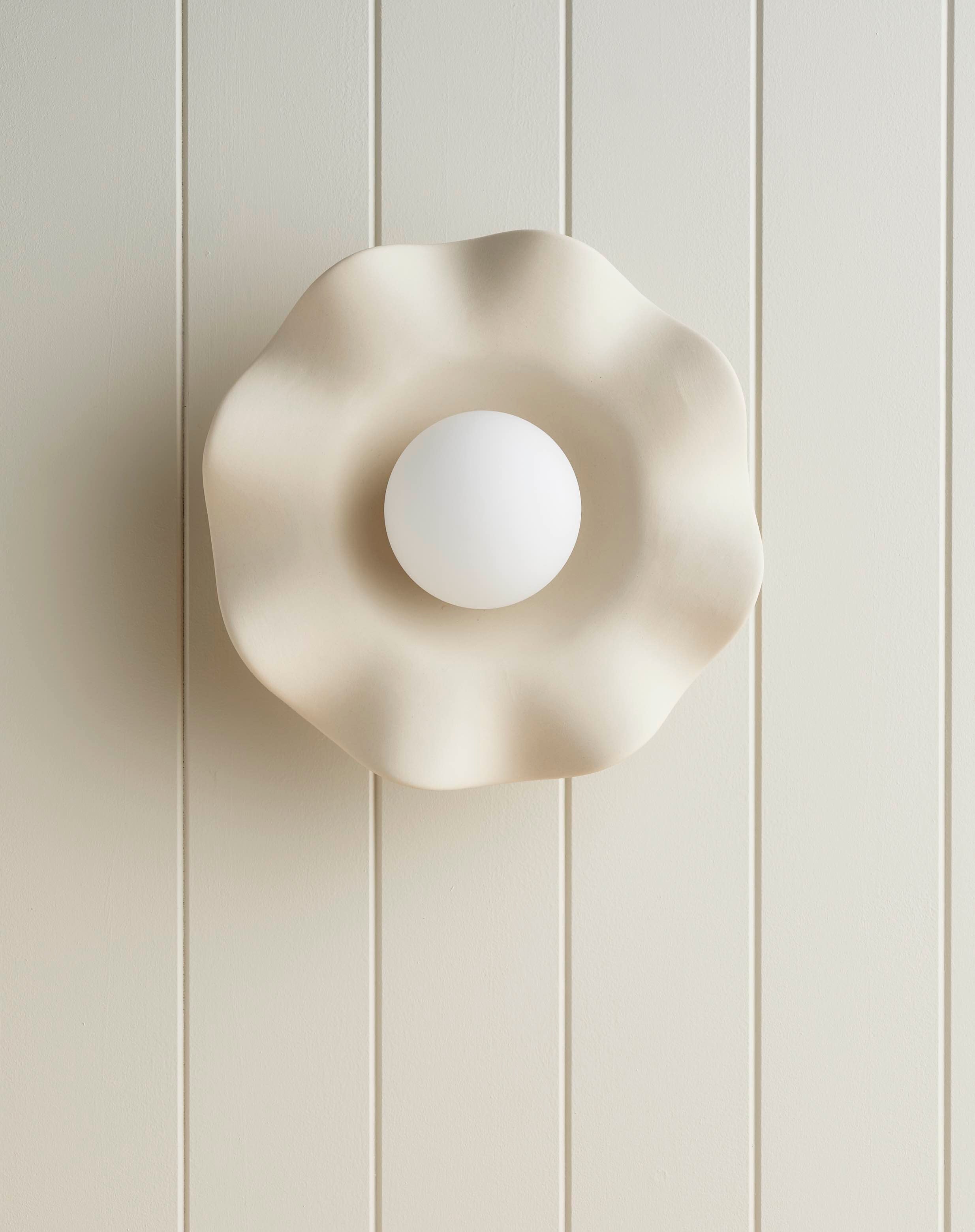 Ceramic Wall Pearl Sconce Light – The Light House Noosa