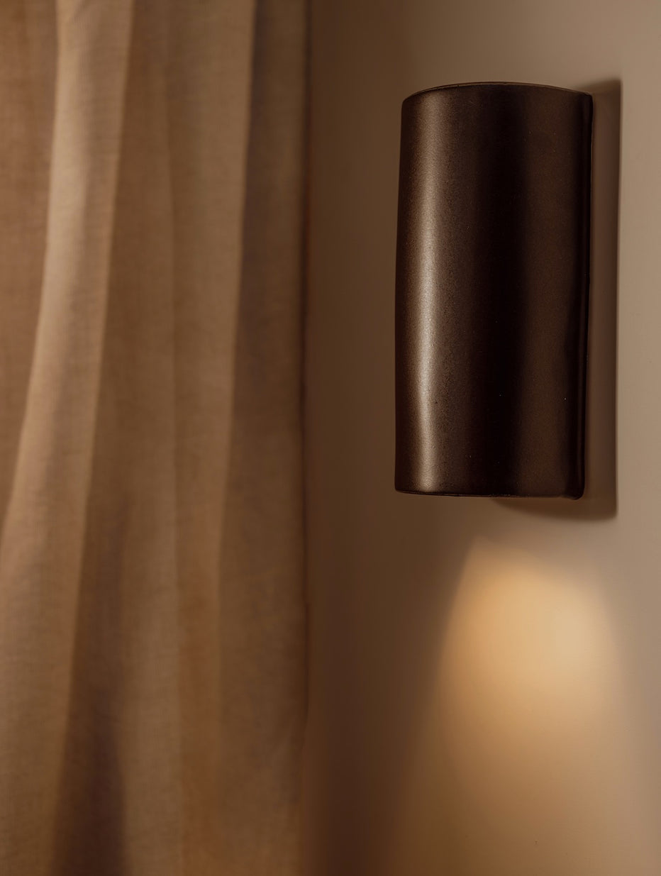 Interior Handmade Ceramic Wall Light - Slate | Short or Tall – The ...