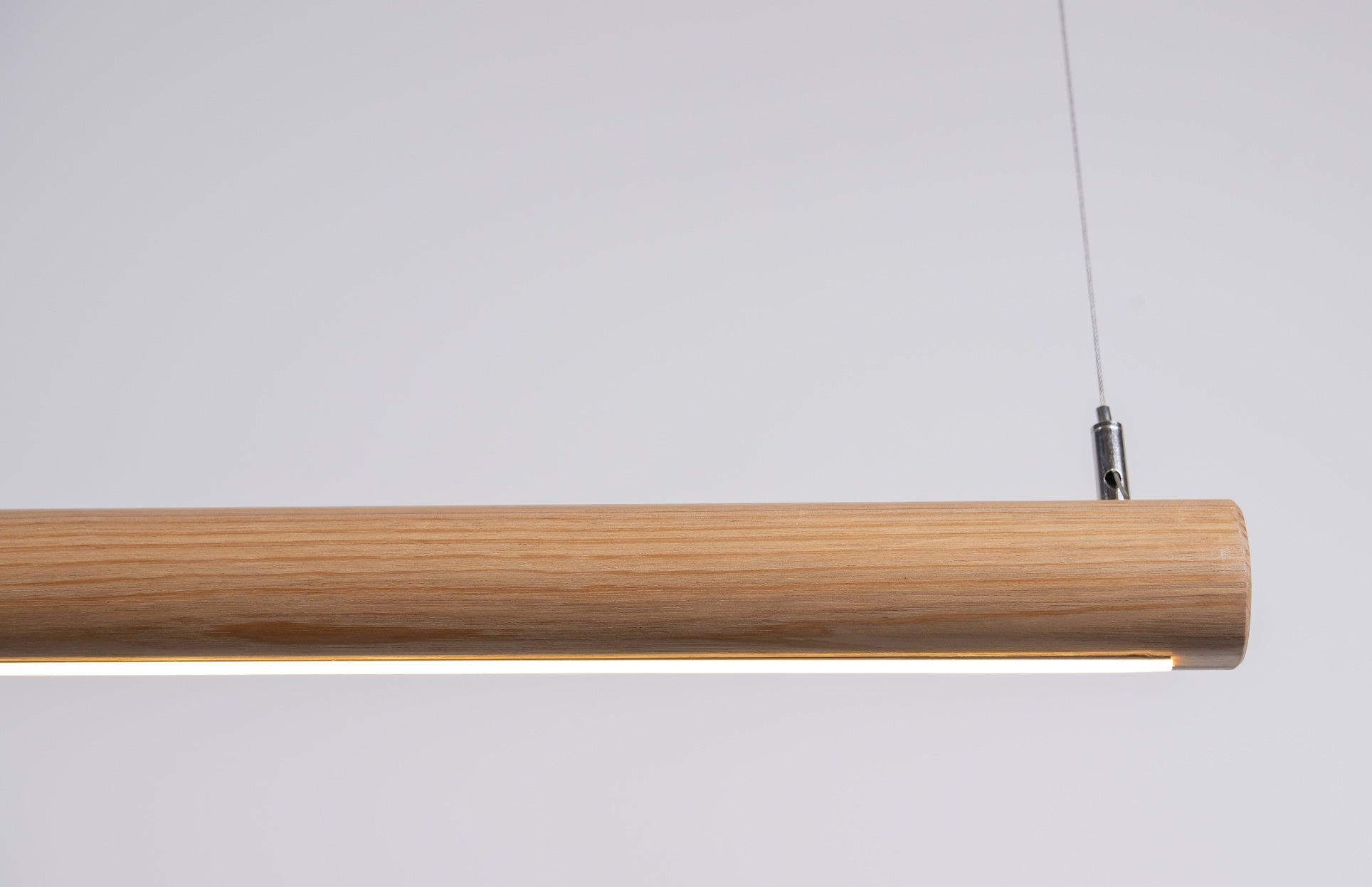 Tassie Round Timber Linear LED Pendant – The Light House Noosa